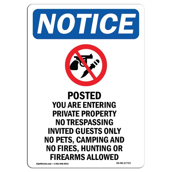 Signmission Safety Sign, OSHA Notice, 7 Signmission Safety Sign, OSHA Notice, 7